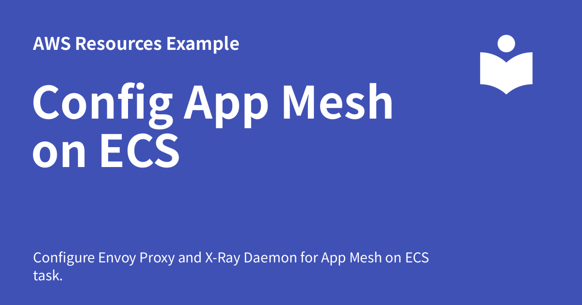 Config App Mesh on ECS - AWS Resources Example